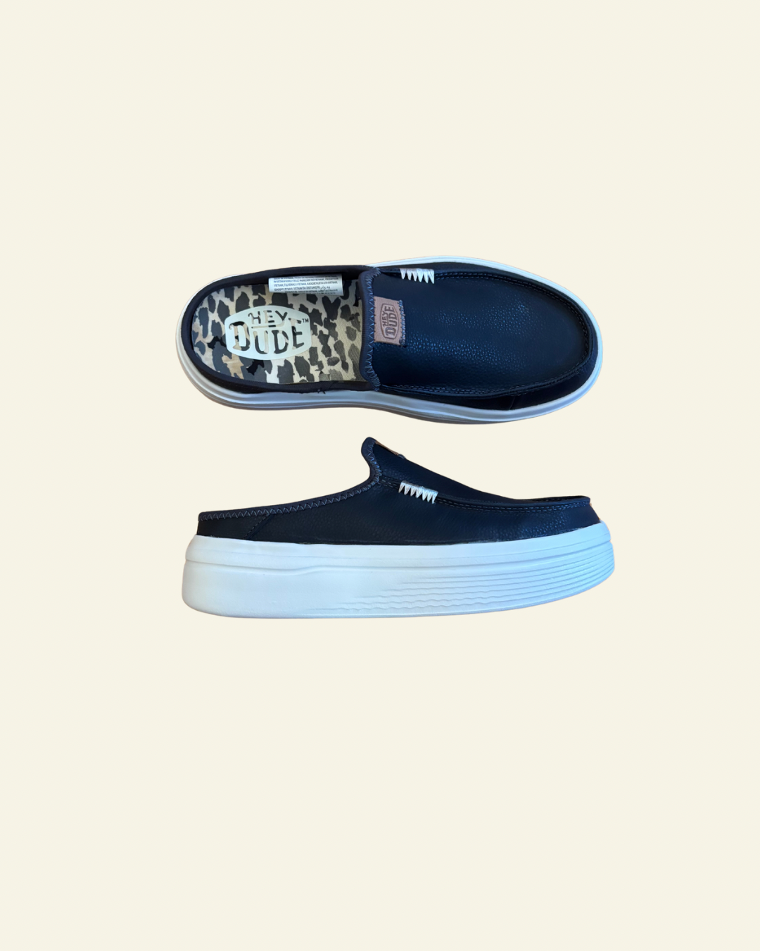 Hey Dude | Austin Lift Leather | Black – Joyful Trading Co.